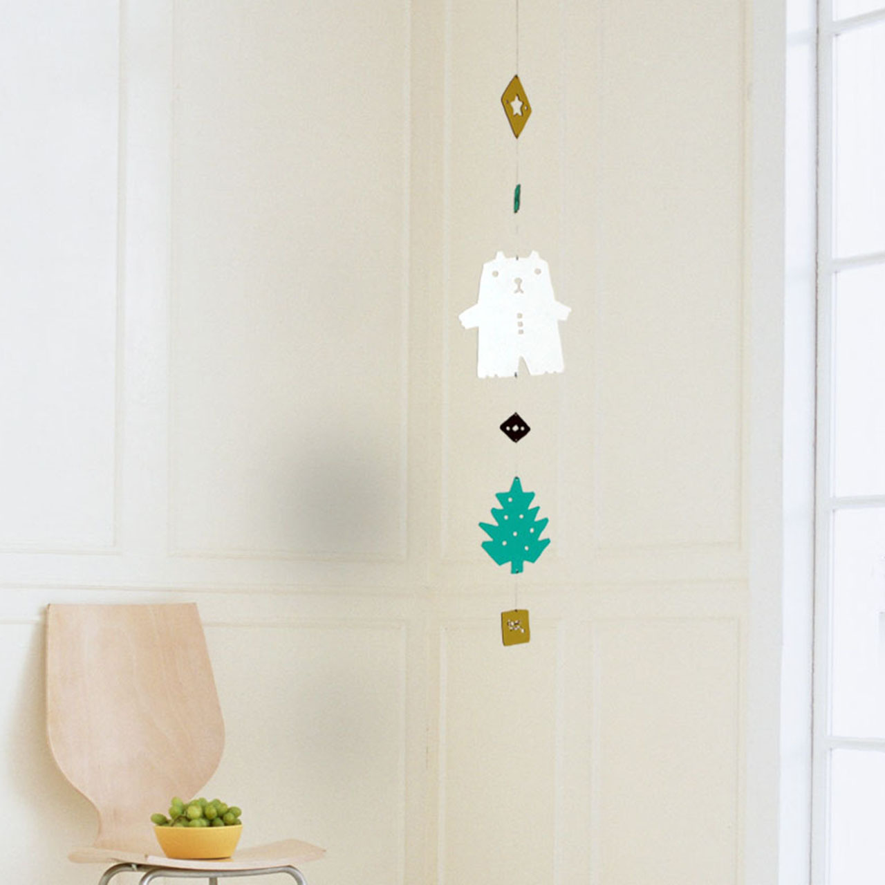 絵本作家 五味太郎デザイン モビール「STRINGLE / bear(くま)」 | 五味太郎 アネックス ショップ ※BASE