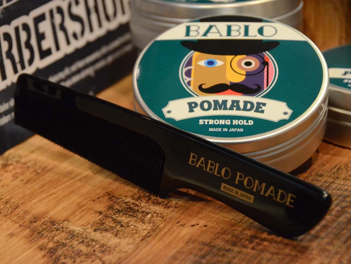 【セット商品】バブロポマード ストロングホールド＆オリジナルコーム櫛 | BABLO POMADE（バブロ ポマード）